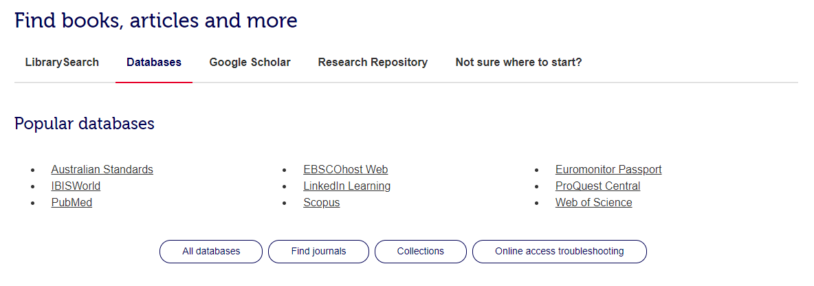 Searching Library databases – Research and Writing Skills for Academic ...